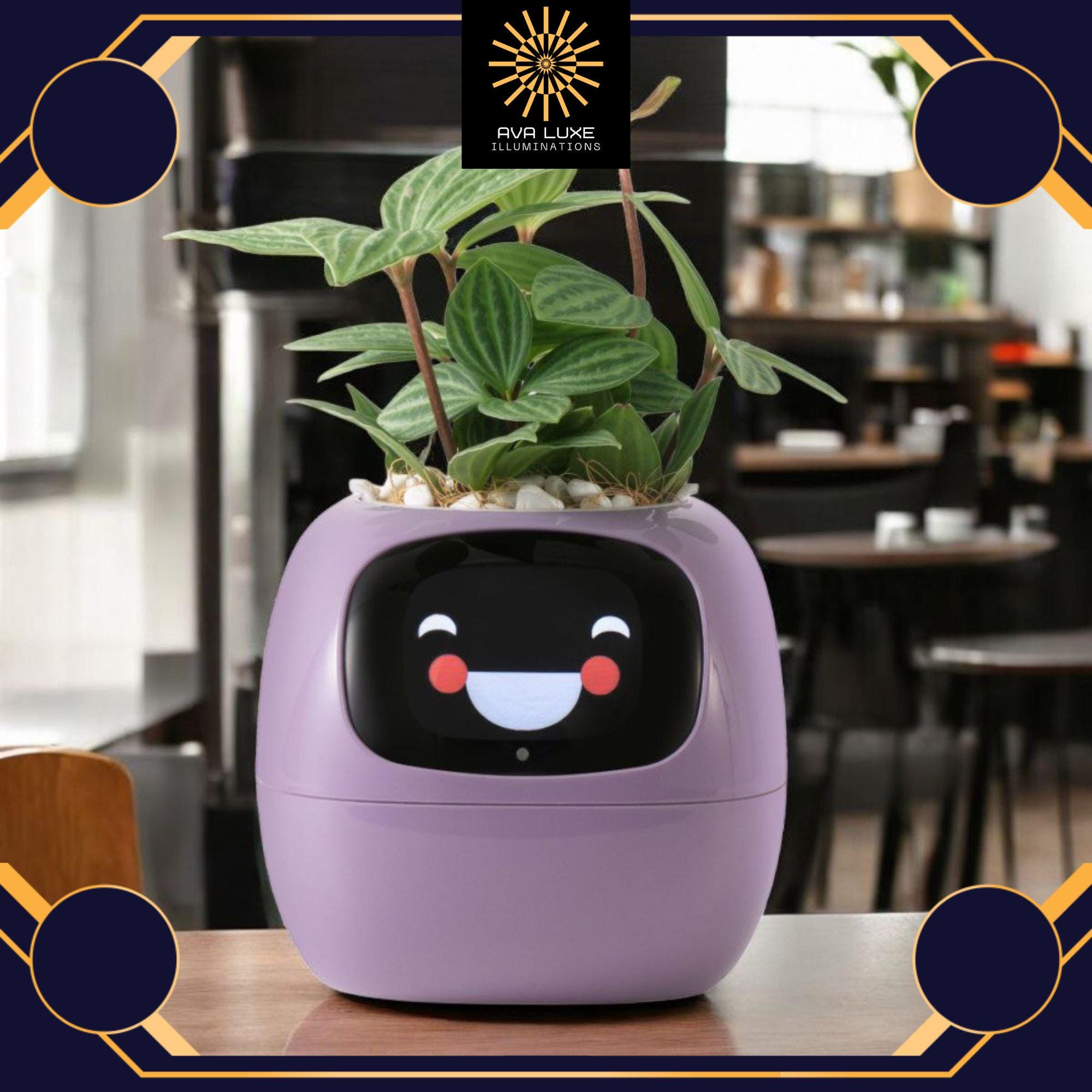 Ivy AI Smart Planter Interactive Electronic Flowerpot Dual Mode Pet Switch Desktop Garden Tech ...