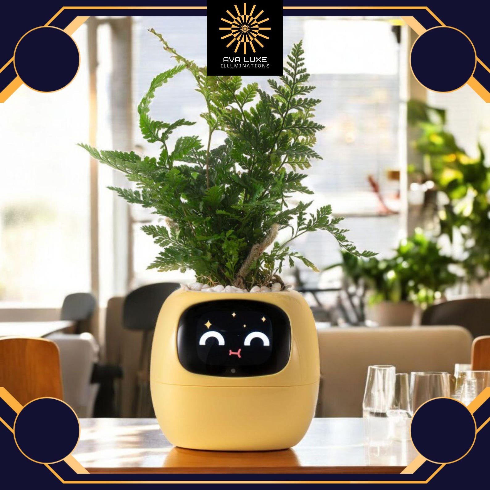 Ivy AI Smart Planter Interactive Electronic Flowerpot Dual Mode Pet Switch Desktop Garden Tech ...