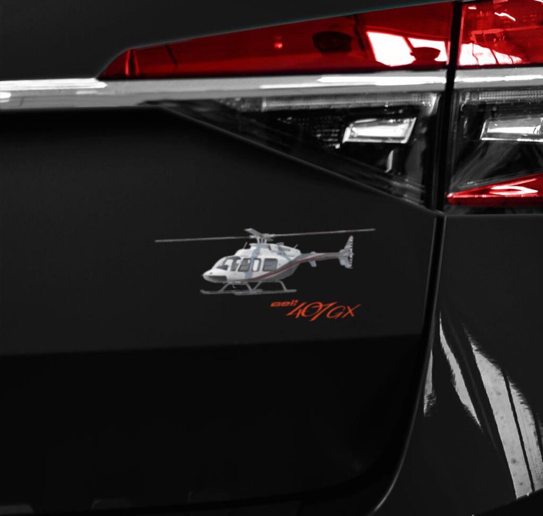 BELL 407GX Sticker | High Quality Sticker | Airplane Sticker | Aviation ...