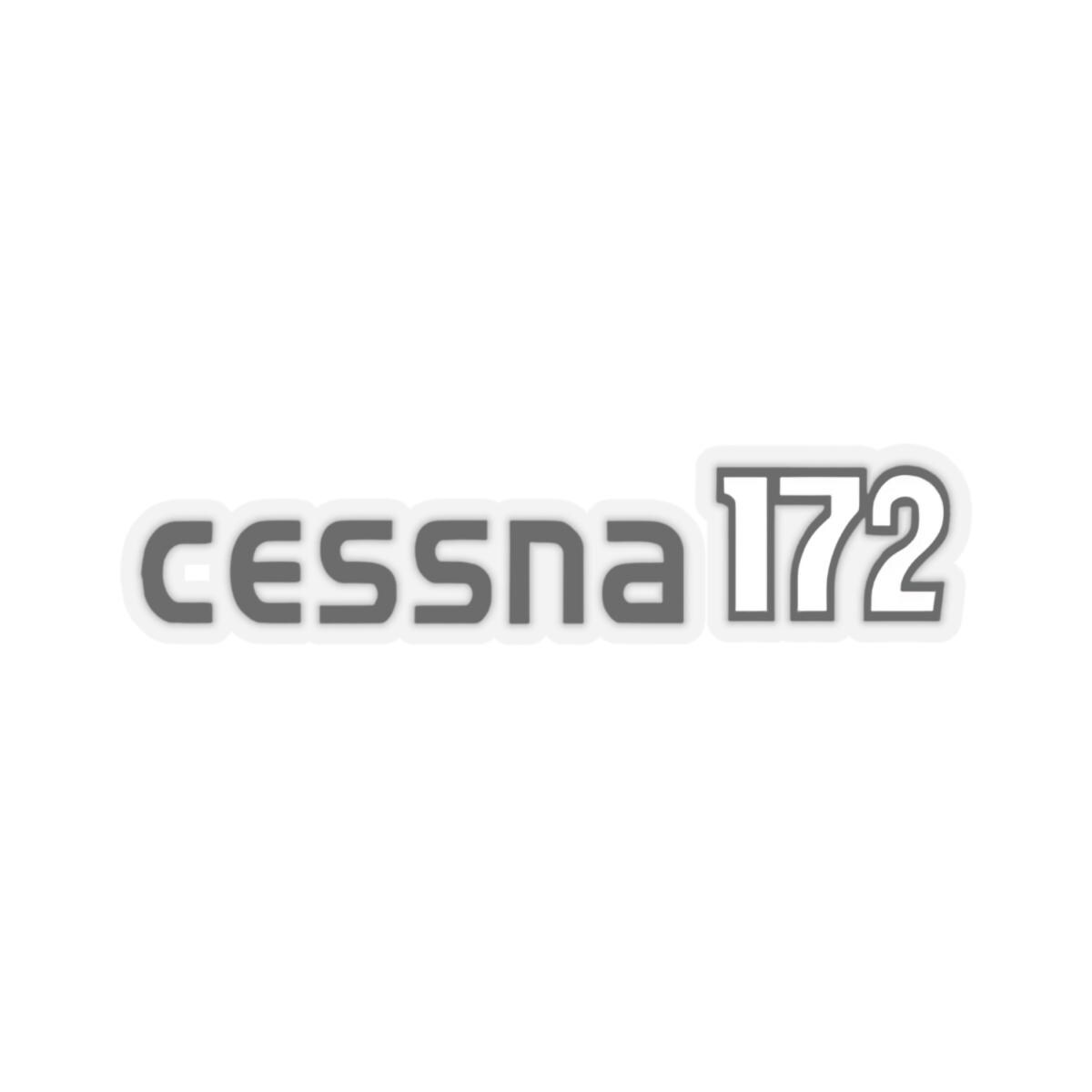 Cessna 172 Vinyl Sticker Cessna Sticker Airplane Sticker Aviator ...