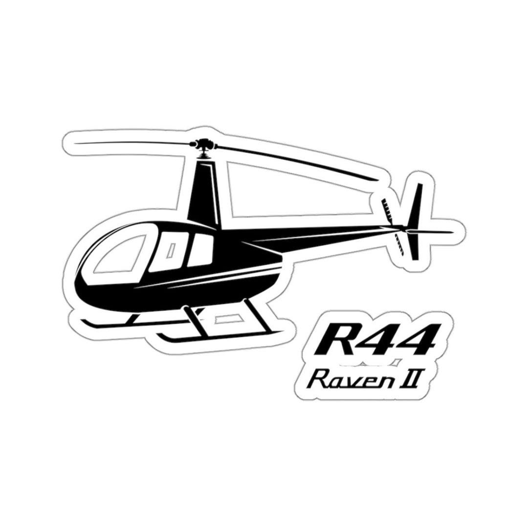 R44 Raven II Sticker Pilot Sticker Airplane Sticker Car Sticker Pilot ...