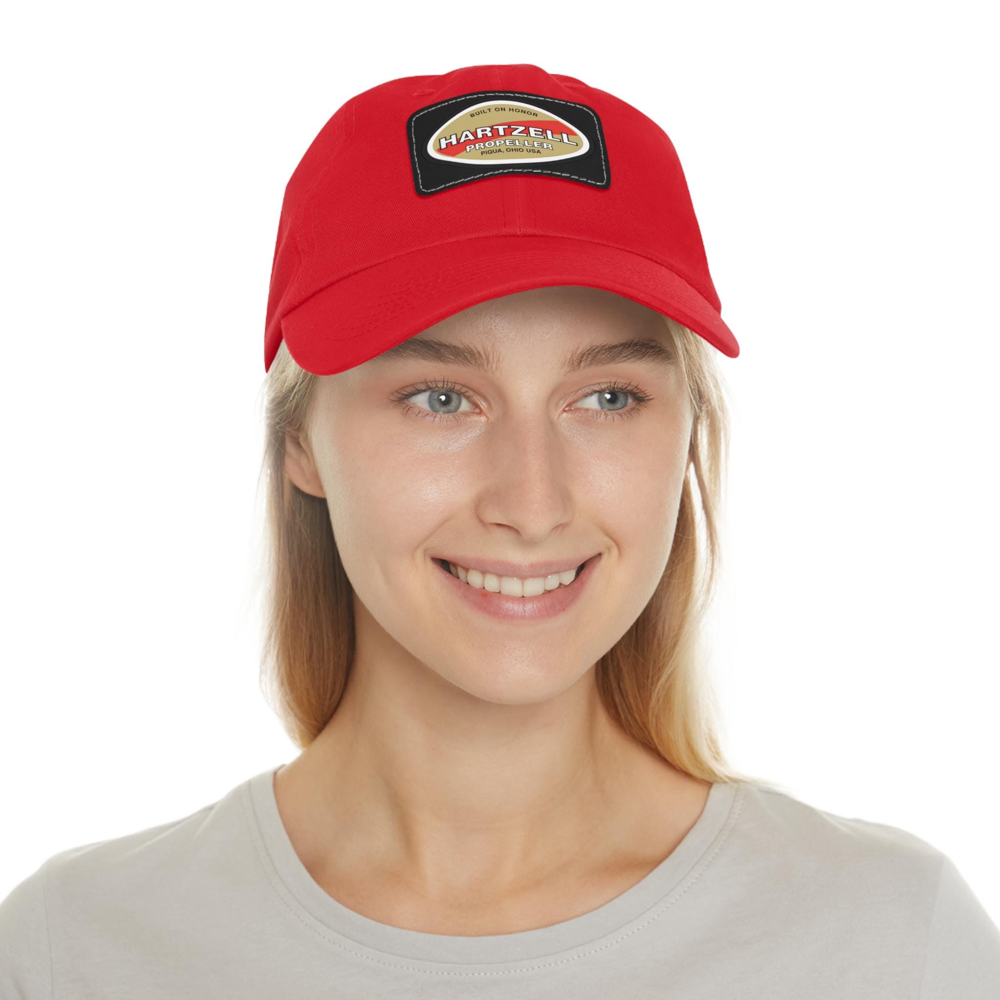 HARTZELL Propeller Hat With Leather Patch | Pilots Gift | Aviation ...