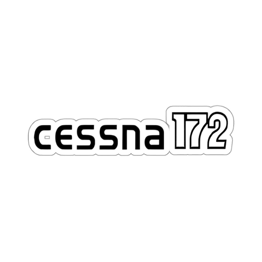 Cessna 172 Vinyl Sticker Cessna Sticker Airplane Sticker Aviator ...