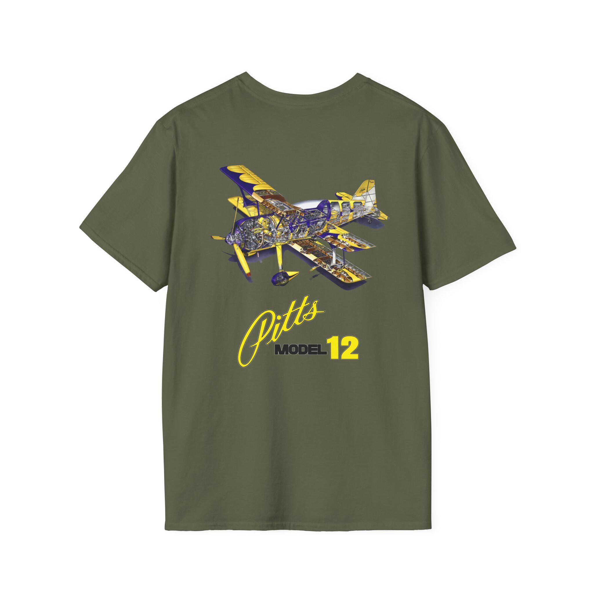 PITTS MODEL 12 | Pilot T-shirt | Classic Fit T-shirt | Aviation T-shirt ...