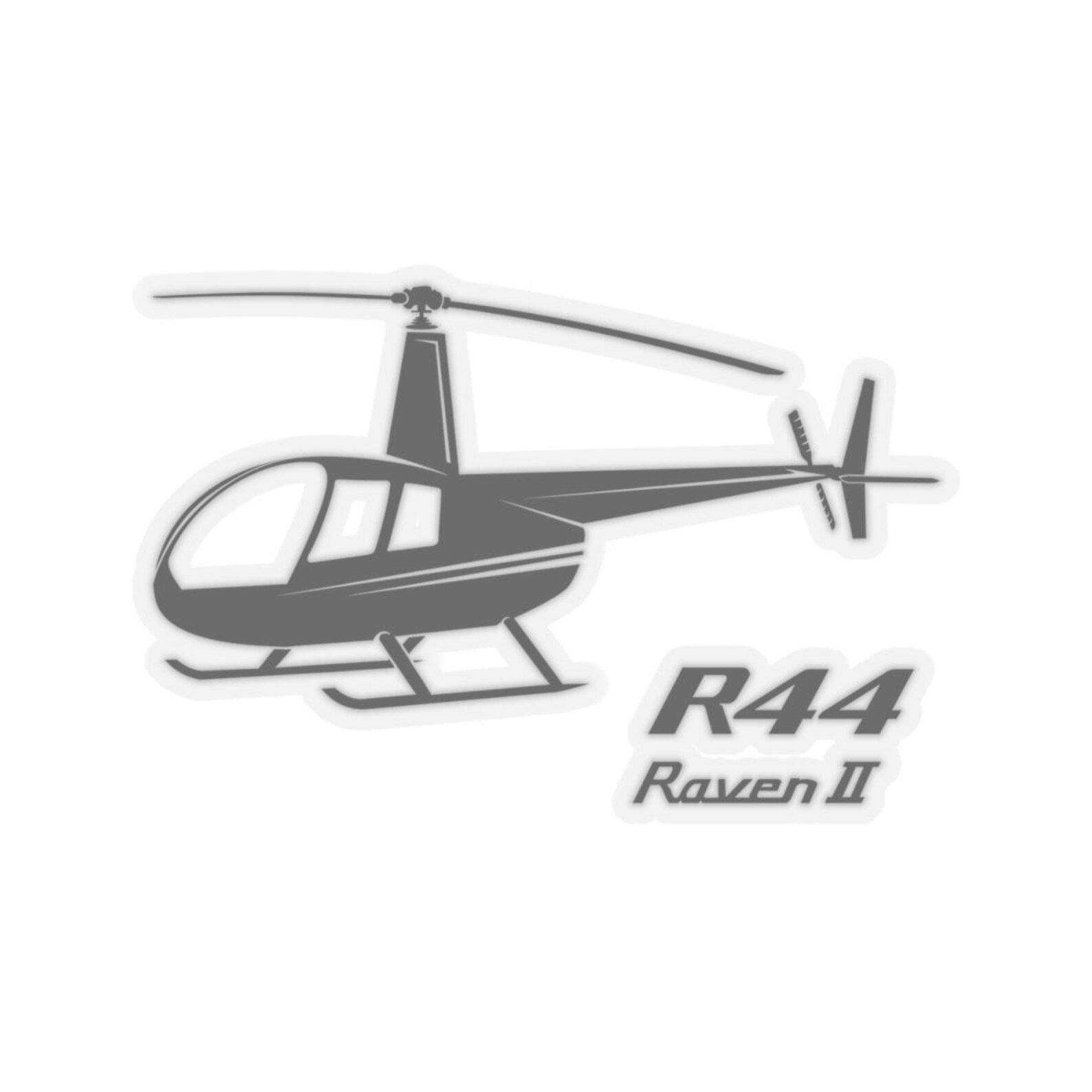 R44 Raven II Sticker | Pilot Sticker | Airplane Sticker | Car Sticker ...