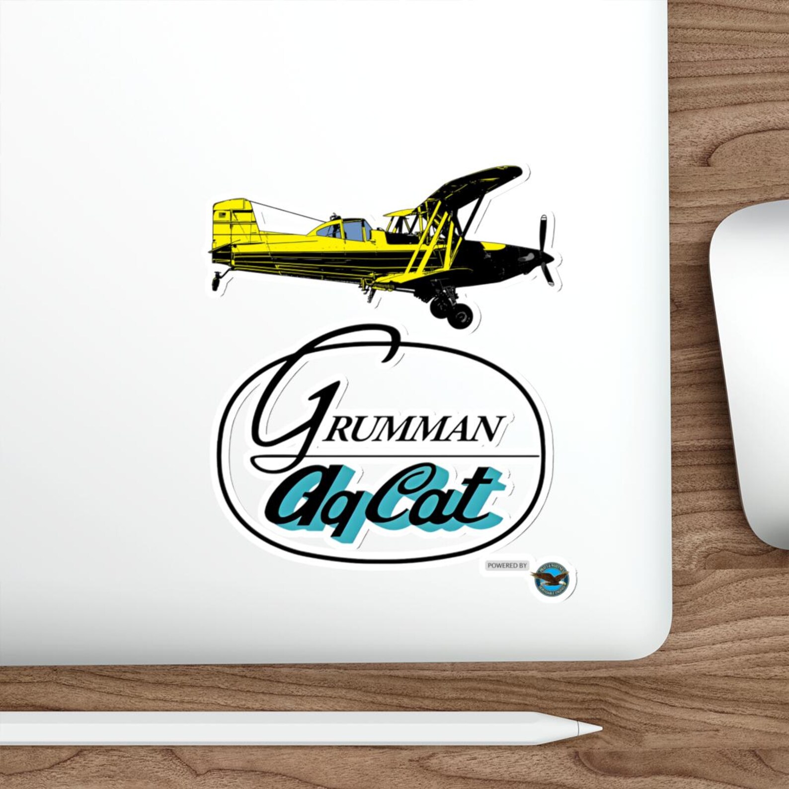 Grumman AG Cat Sticker | High Quality Sticker | Airplane Sticker ...