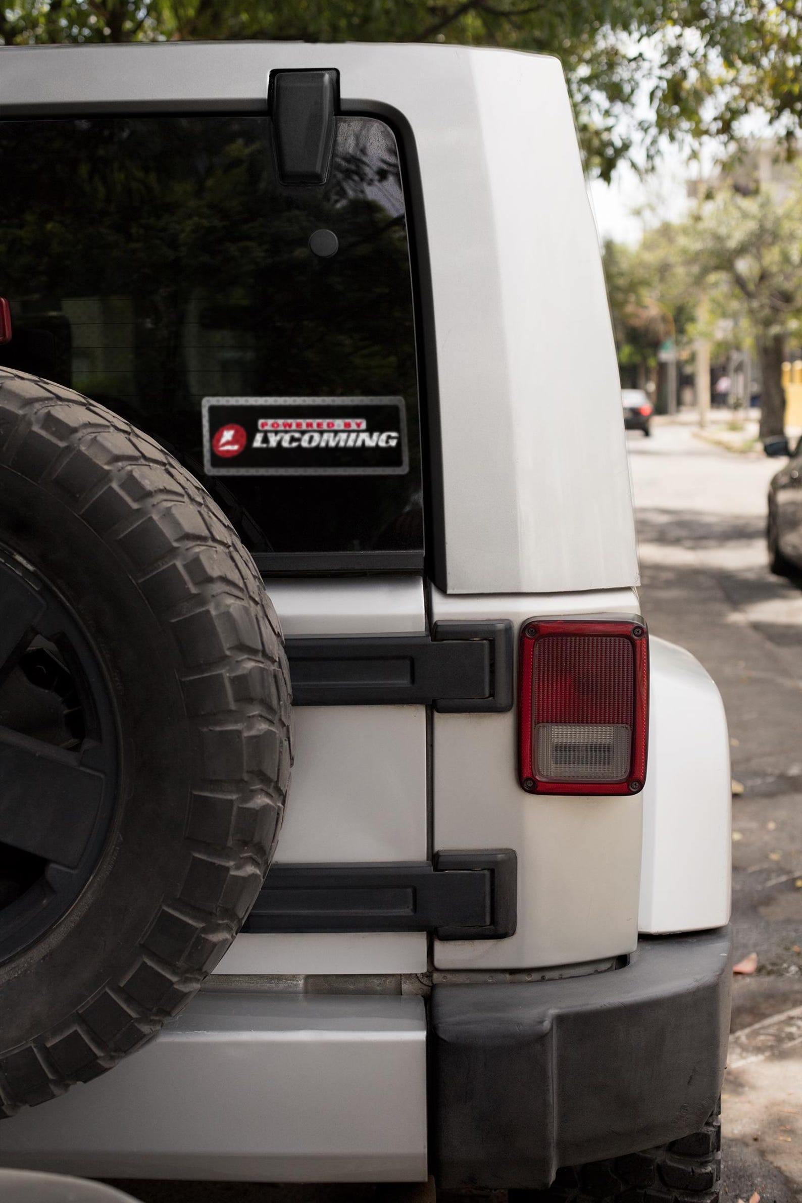 LYCOMING Black Sticker | High Quality Sticker | Airplane Sticker ...