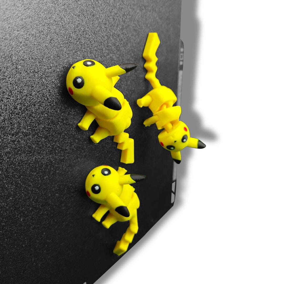 Pikachu Fridge Magnet, Movable Joint Pikachu Refrigerator Magnet, Cute ...