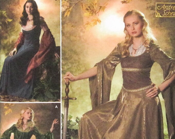 Medieval Gown Sewing Pattern Womens Size 20-26 UNCUT Simplicity 4940 ...