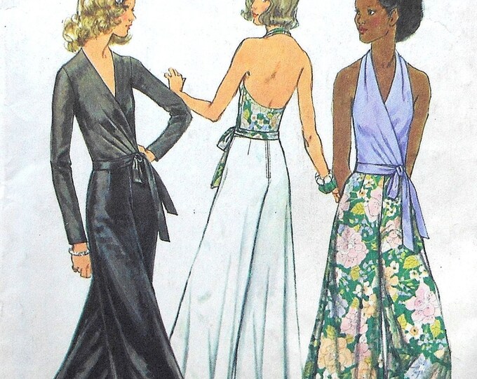 Vintage Wrap Blouse and Pants Sewing Pattern Simplicity 5355 Size 10 ...