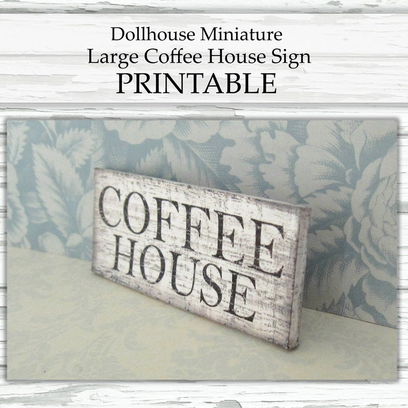 Dollhouse Shop Sign - Etsy