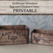 Dollhouse Miniature PRINTABLE Soap Crates Rustic Farmhouse Kitchen ...