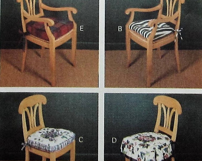 Seat Cushion Sewing Pattern UNCUT Butterick 3278 - Etsy