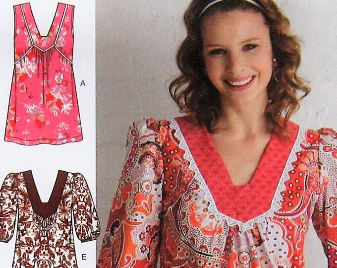 Tunic Top Sewing Pattern UNCUT Simplicity 2891 Sizes 6-14 - Etsy