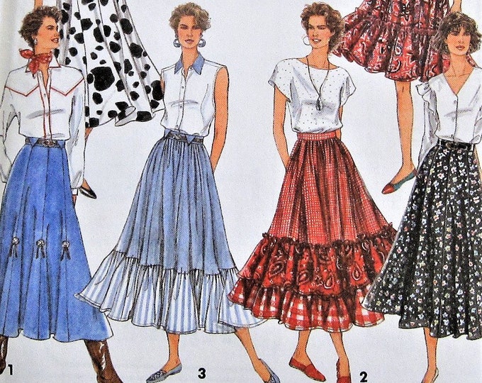 Skirt Sewing Pattern UNCUT Simplicity 8193 Sizes 12-16 - Etsy
