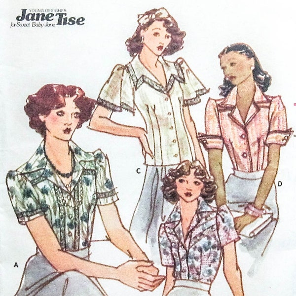 70s Blouse Pattern - Etsy