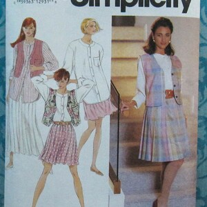 Vintage 90s Sewing Pattern UNCUT Simplicity 7983 Womens Size 18 20 22 ...