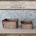 Dollhouse Miniature PRINTABLE Soap Crates Rustic Farmhouse Kitchen ...