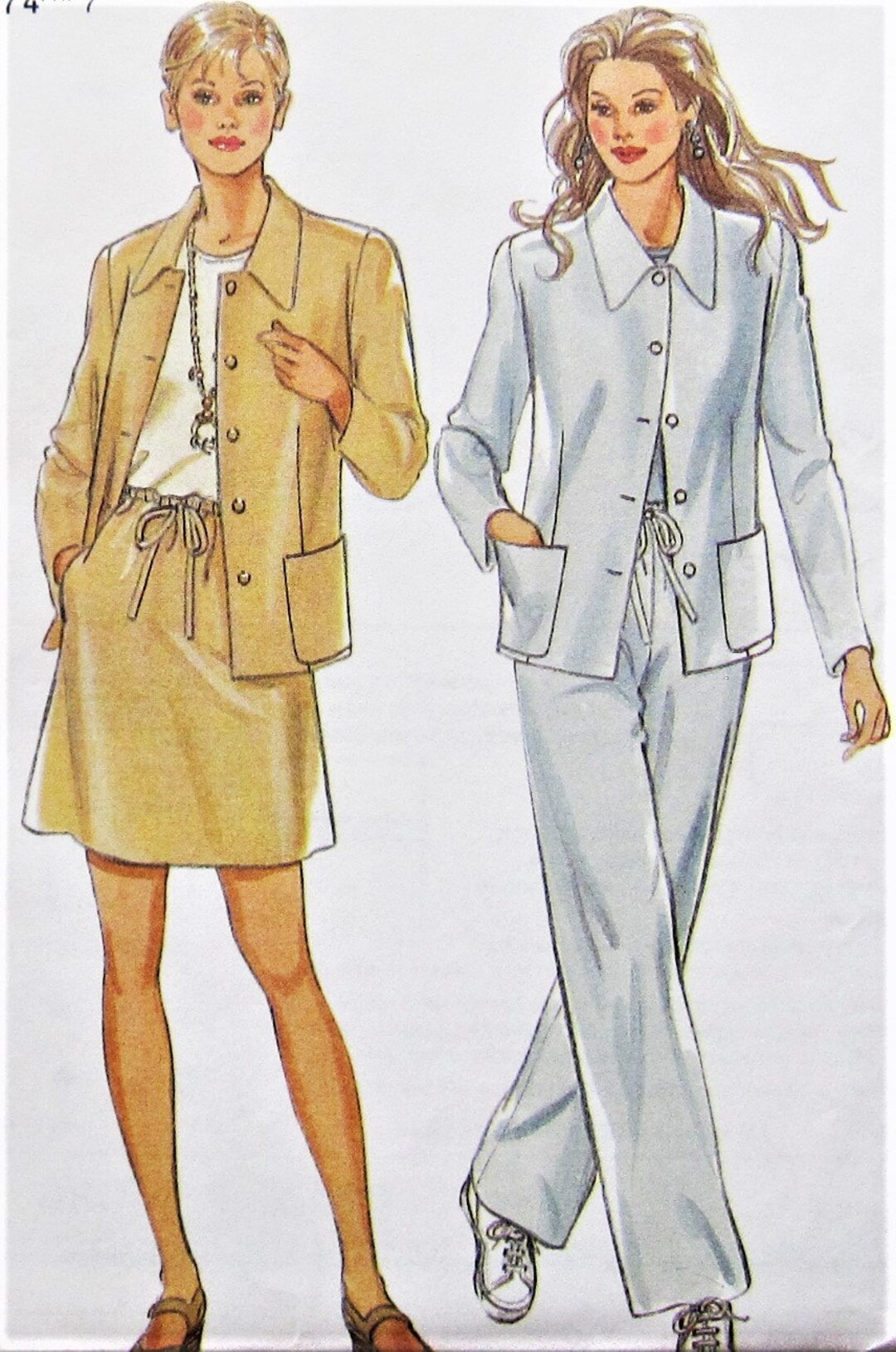Jacket Skirt Pants Sewing Pattern UNCUT New Look 6341 Sizes 10-22 - Etsy