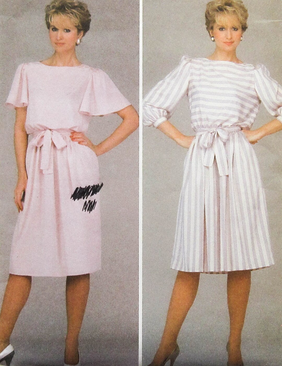 Vintage 80s Sewing Pattern Womens Size 16 UNCUT Mccalls 8510 - Etsy