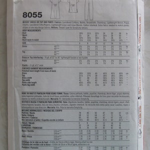 Dress Top Pants Sewing Pattern UNCUT Simplicity 8055 Sizes - Etsy