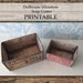Dollhouse Miniature PRINTABLE Soap Crates Rustic Farmhouse Kitchen ...