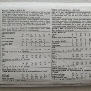 Simplicity Sewing Pattern UNCUT 8356 UNCUT Size 8-18 Top Skirt | Etsy