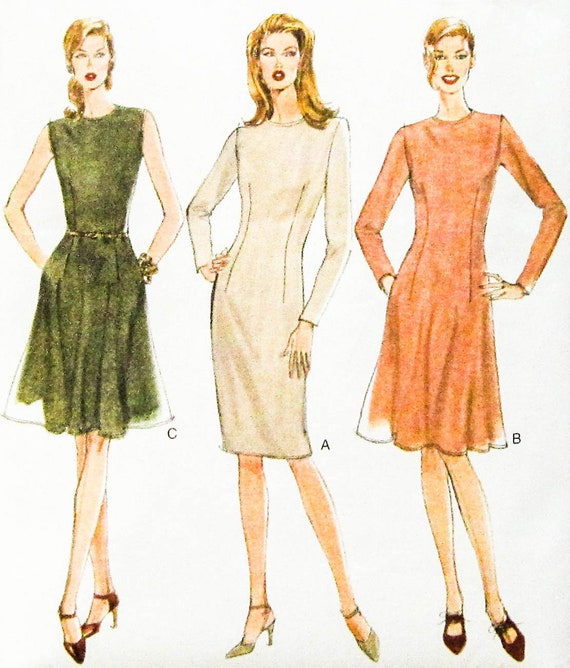 Vogue Sewing Pattern UNCUT 9312 Womens Size 20-24 Dress 1990s - Etsy