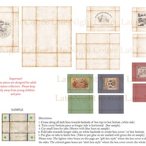 Dollhouse Miniature Toy and Game Boxes PRINTABLE Christmas Gift Store 1 ...