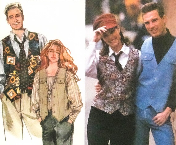 Simplicity Sewing Pattern UNCUT 8569 Sizes XS-M Unisex Vest | Etsy