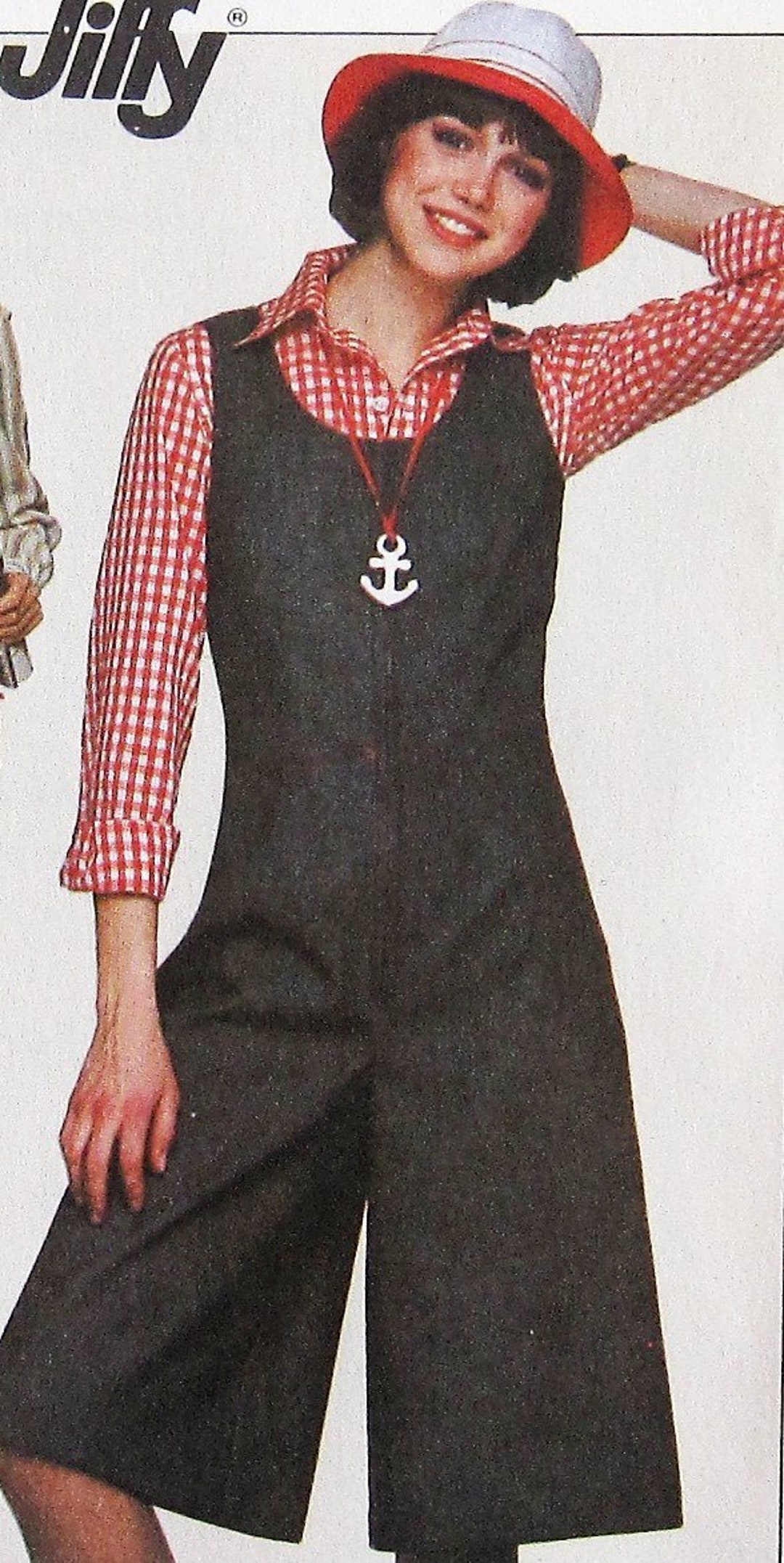 Vintage Sewing Pattern UNCUT Simplicity 8053 Size 10 Culotte Jumper - Etsy