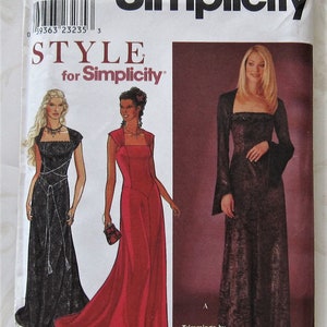 Gown Sewing Pattern UNCUT Simplicity 8839 Sizes 8-18 | Etsy