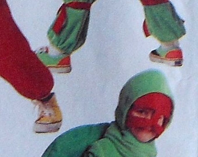 Ninja Turtle Costume Sewing Pattern UNCUT Child Sizes 7-8 Mccalls 8306 ...