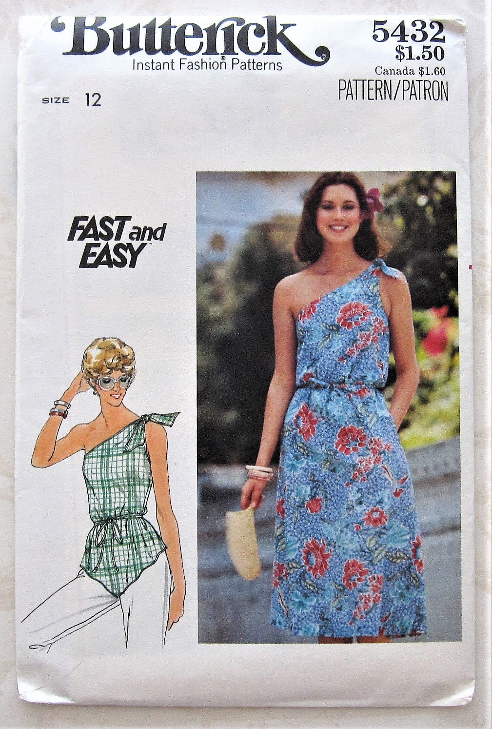Dress Sewing Pattern UNCUT Butterick 5432 Size 12 - Etsy
