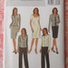 Jacket Dress Skirt Pants Sewing Pattern UNCUT Butterick 3978 Sizes 18 ...