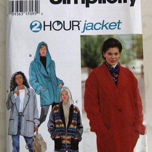 Jacket Sewing Pattern UNCUT Simplicity 9744 Sizes 6-16 | Etsy