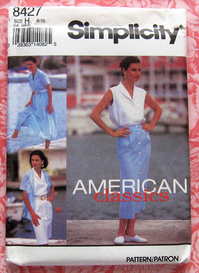 Skirt Blouse Sewing Pattern UNCUT Simplicity 8427 Sizes 6-10 - Etsy