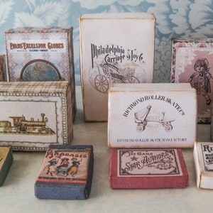 Dollhouse Miniature Toy and Game Boxes PRINTABLE Christmas Gift Store 1 ...