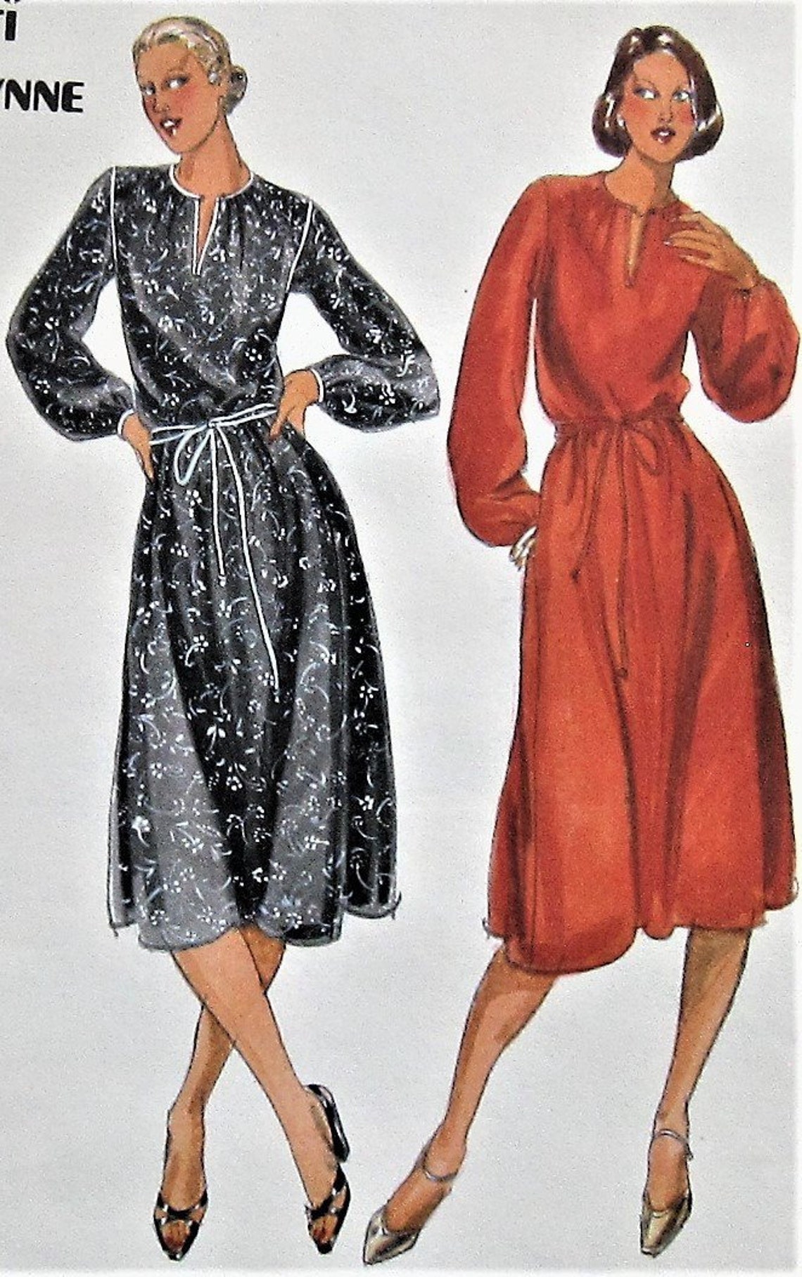 Vintage Dress Sewing Pattern UNCUT Butterick 5677 Size 12 | Etsy