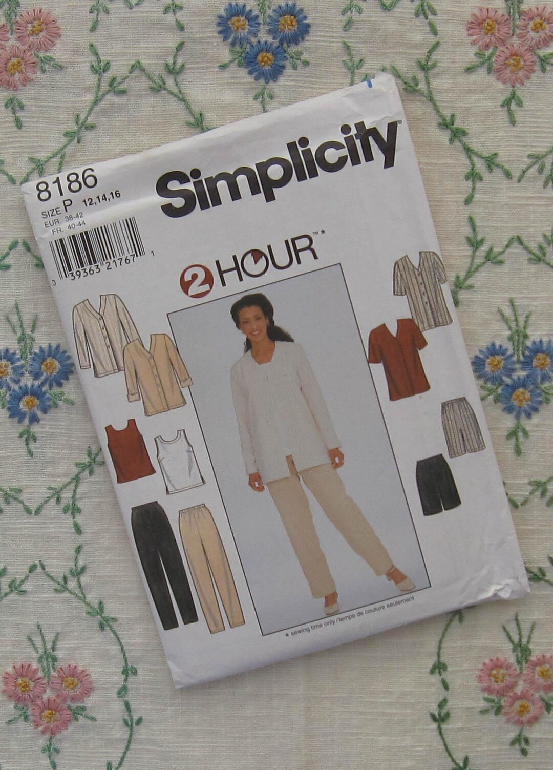 Simplicity Sewing Pattern UNCUT 8186 Womens Size 12 14 16 Top Tank ...