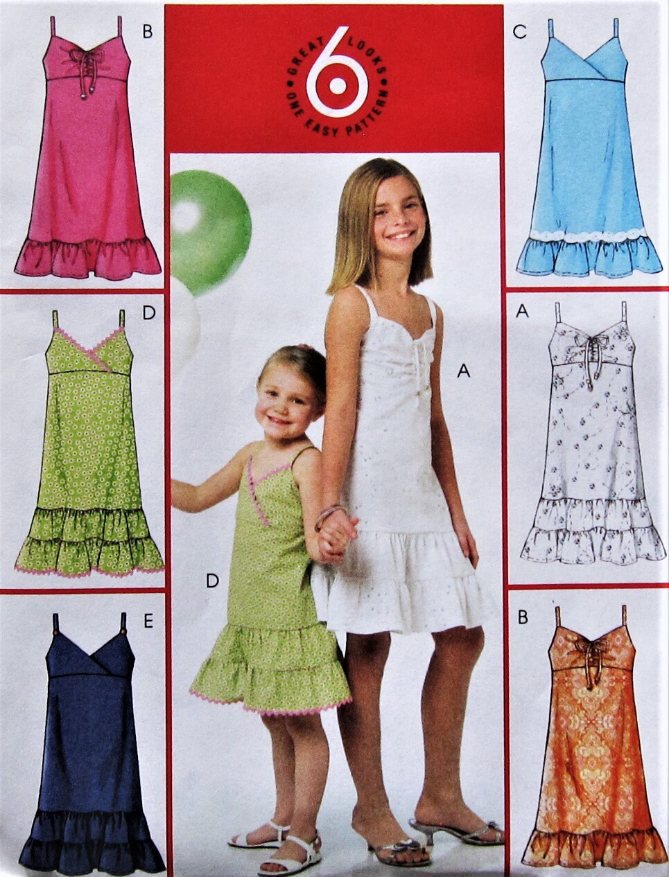 Sundress Sewing Pattern UNCUT Mccalls M5089 Sizes 3-6 - Etsy