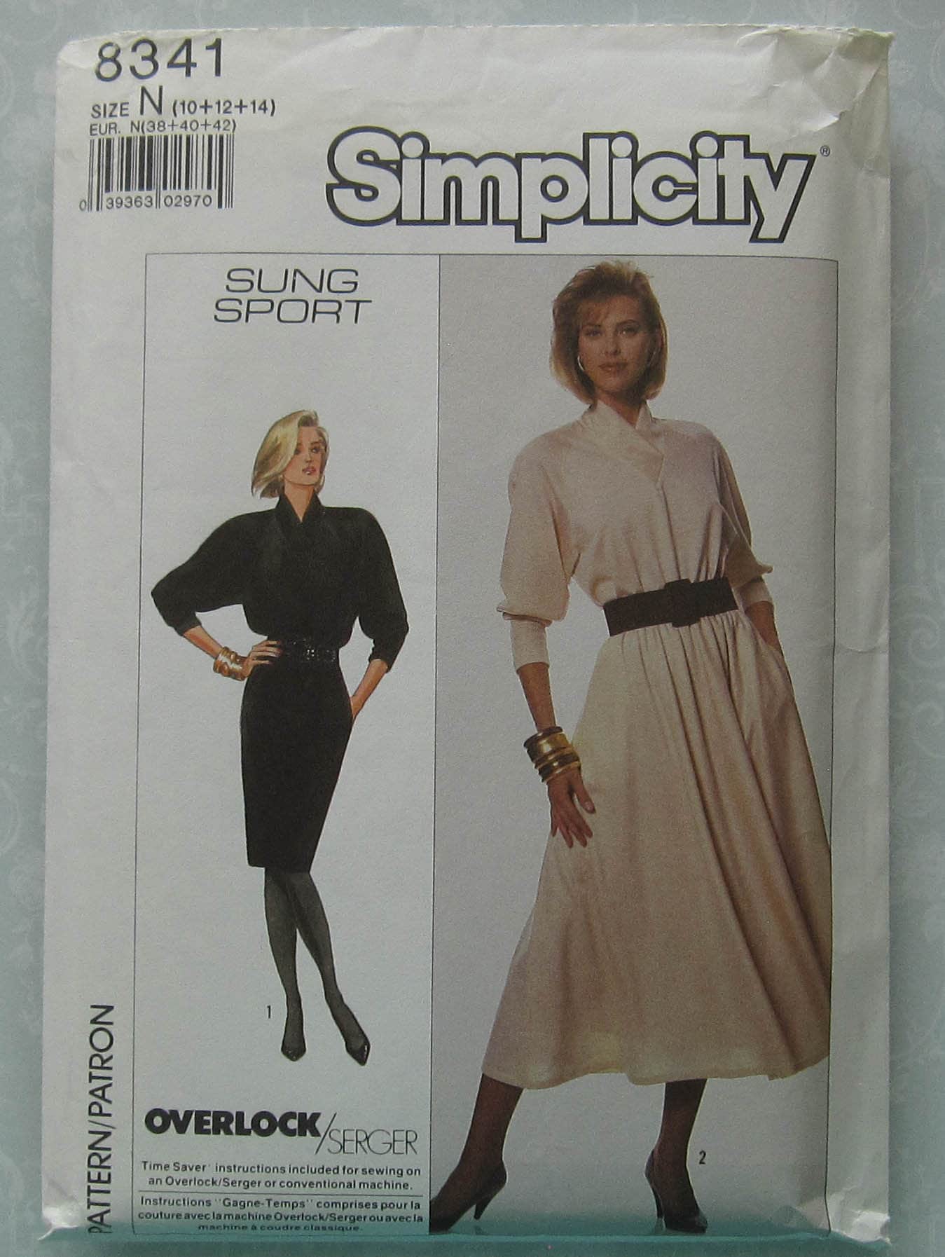 Vintage 80s Sewing Pattern Womens Size 10 12 14 UNCUT - Etsy