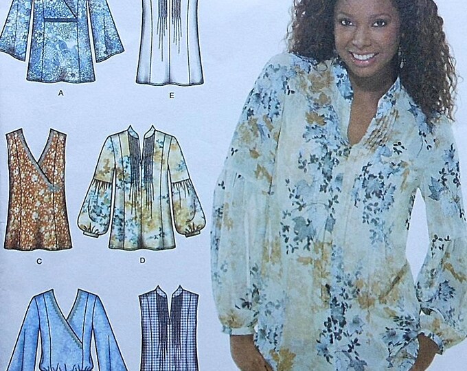 Blouse Sewing Pattern UNCUT Simplicity 3786 Sizes 14-22 - Etsy