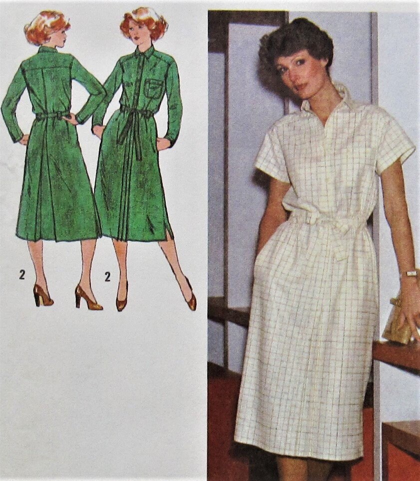 Vintage Dress Sewing Pattern UNCUT Simplicity 8983 Size 10 - Etsy