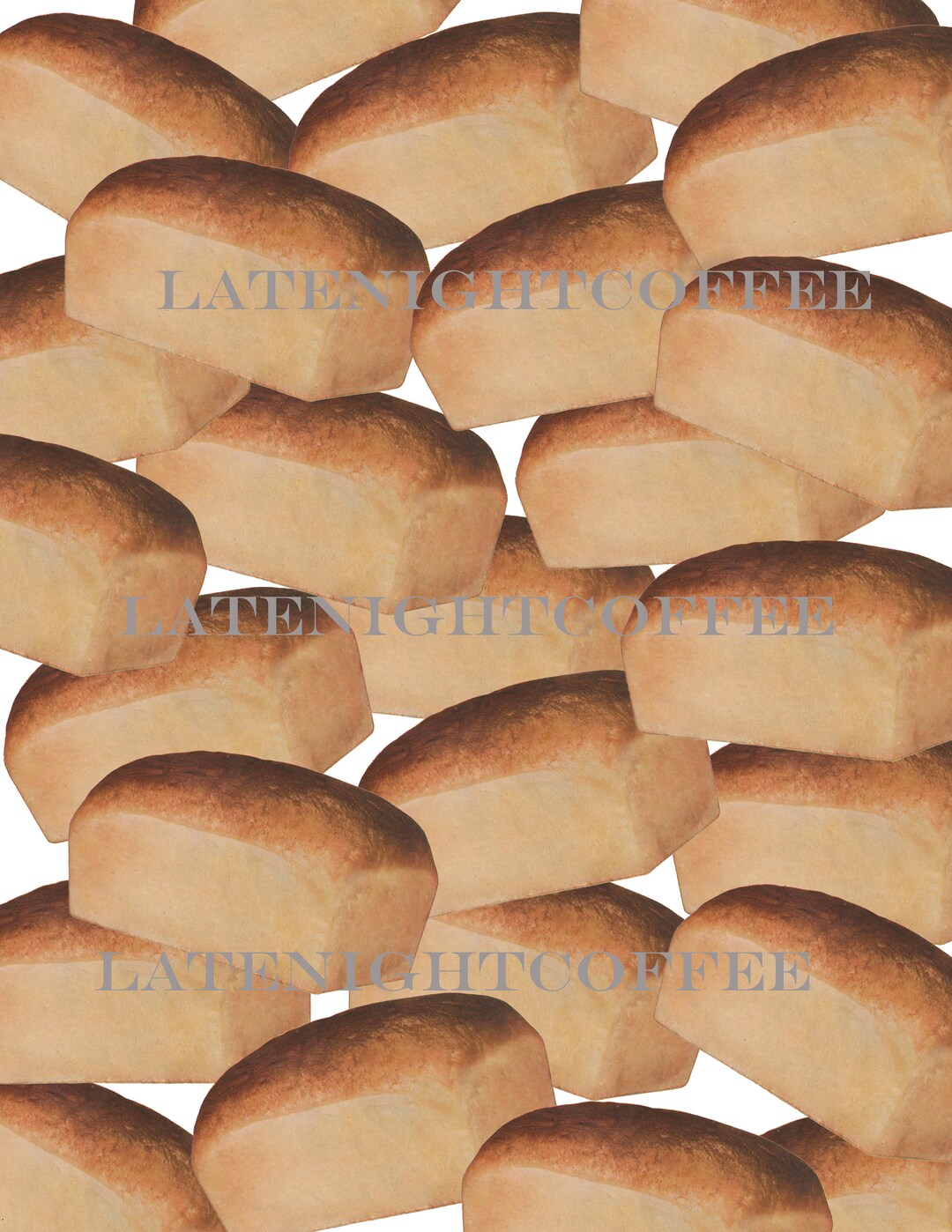 Bread Digital Paperprintablesingle Sheetcottagecoredigital DOWNLOAD ...