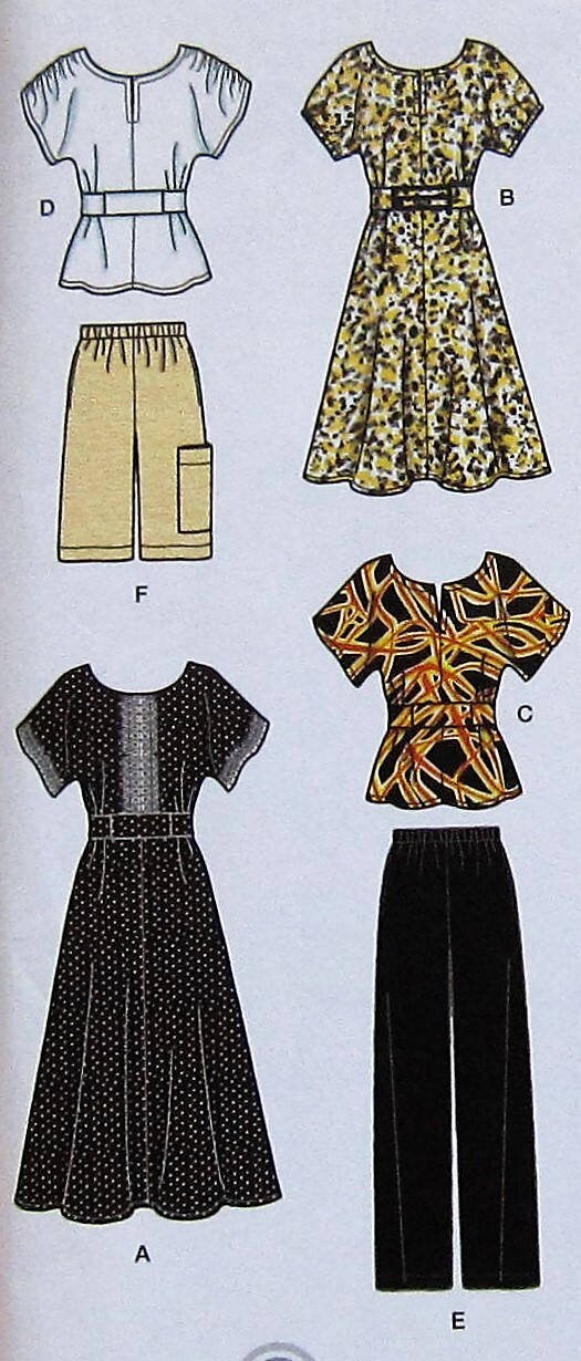 Dress Sewing Pattern UNCUT Simplicity 2615 Sizes 10-18 Pants Blouse - Etsy