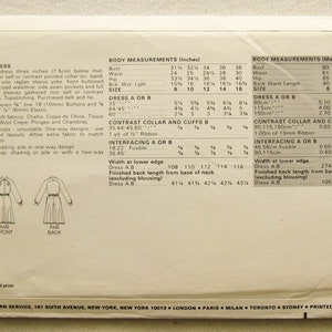 Vintage Sewing Pattern UNCUT Butterick 4161 Size 12 Dress - Etsy