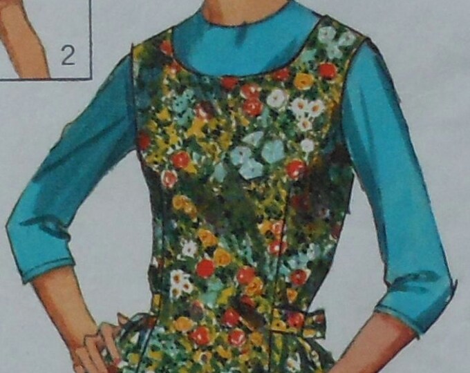 Vintage Apron Sewing Pattern Simplicity 6809 Sizes 10-12 - Etsy