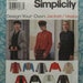 90s Vintage Sewing Pattern UNCUT Simplicity 9219 Womens Size 18 20 22 ...