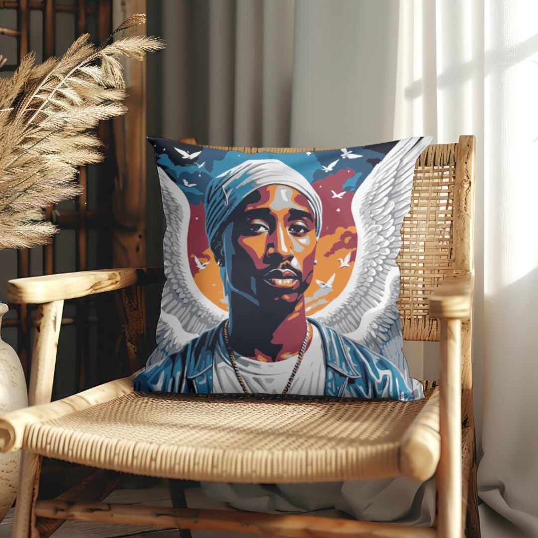 Tupac Shakur Digital Art, Instant Download, Sublimation, Colorful Wall ...